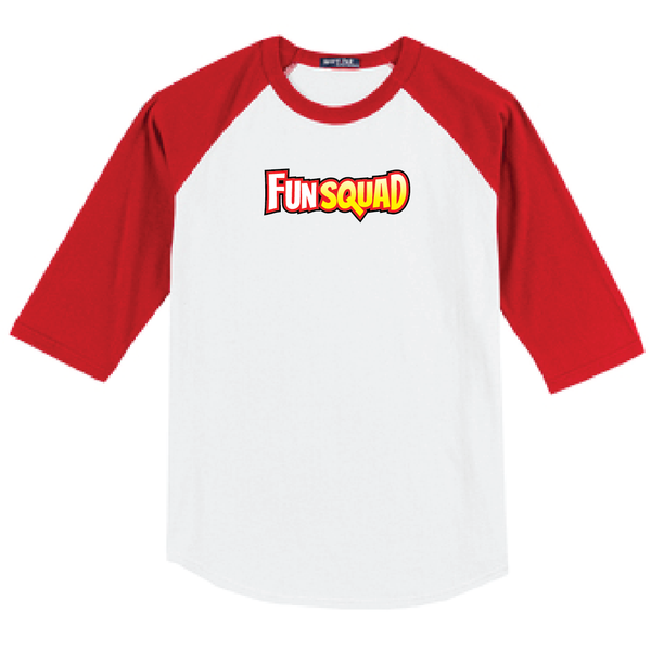 T-shirt Raglan - Fun Squad Red – FunSquadMerch